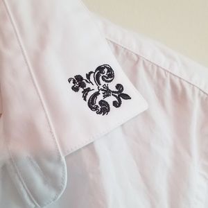 Zara | Tops | Zara White Button Down W Embroidery | Poshmark